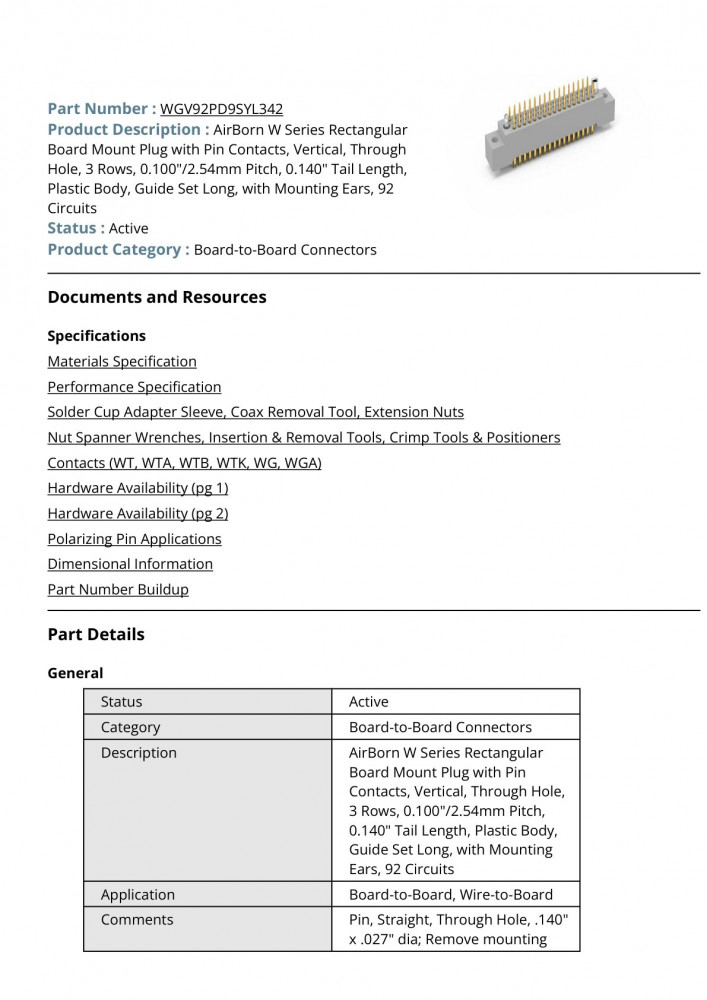 WGV92PD9SYL342 technical document image, page 1