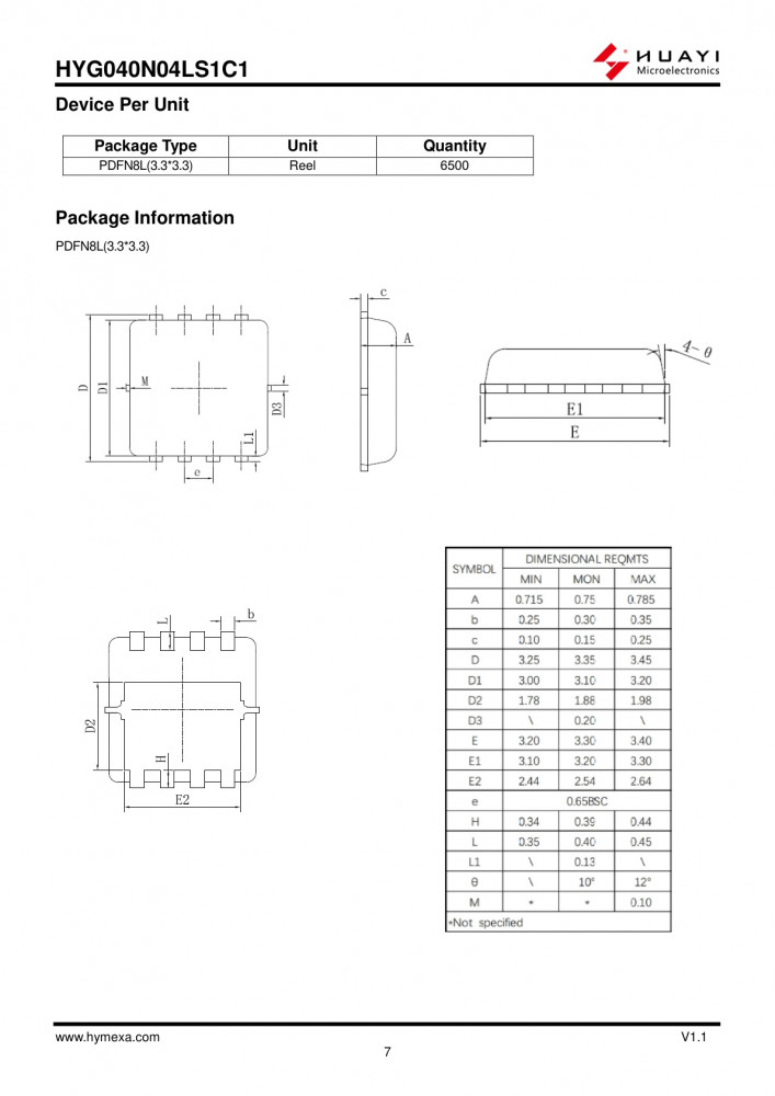 HYG040N04LS1C1 datasheet page 7