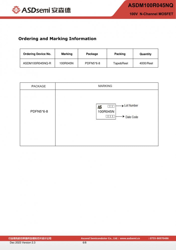 ASDM100R045NQ-R datasheet page 6