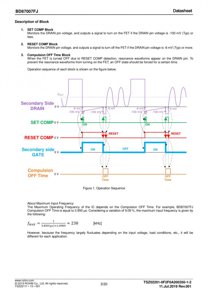 BD87007FJ-E2 datasheet page 3