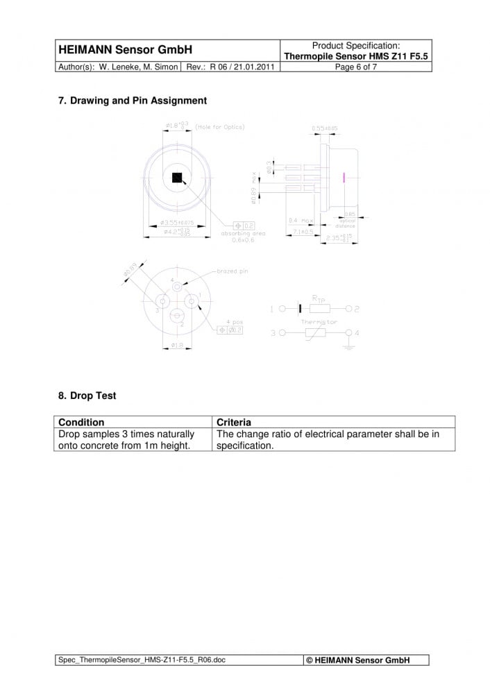 HMS Z11 F5.5 datasheet page 6
