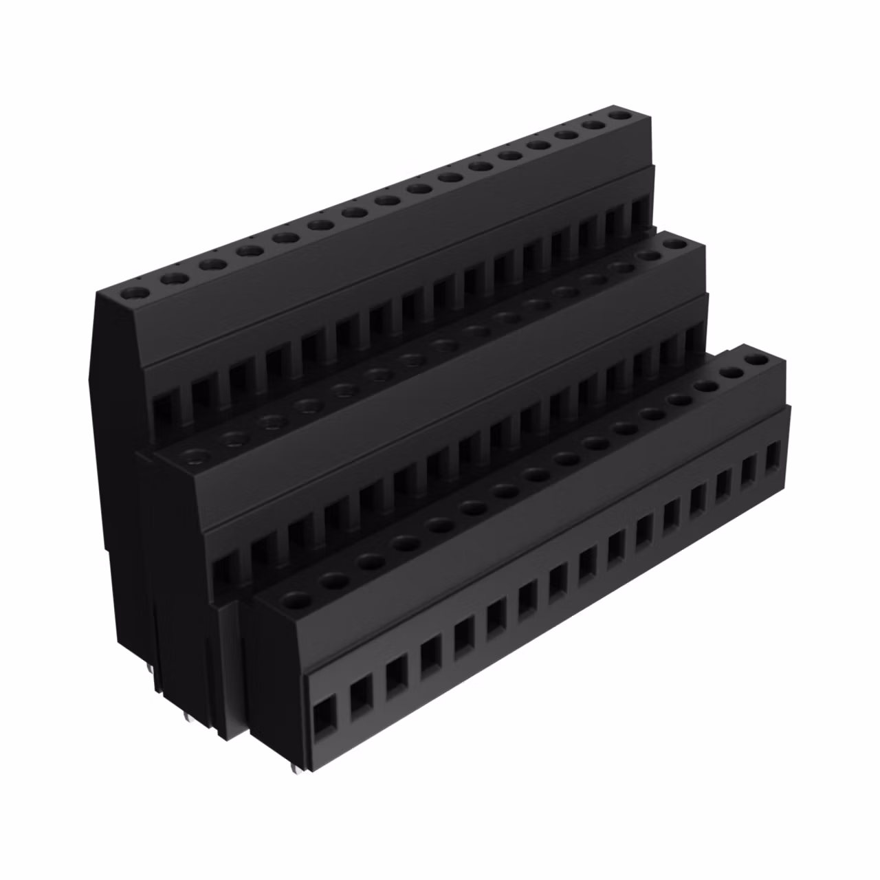 5.08mm Pitch Beau Eurostyle High Profile, Three Level Terminal Block, Modular, 48 Circuits for sale
