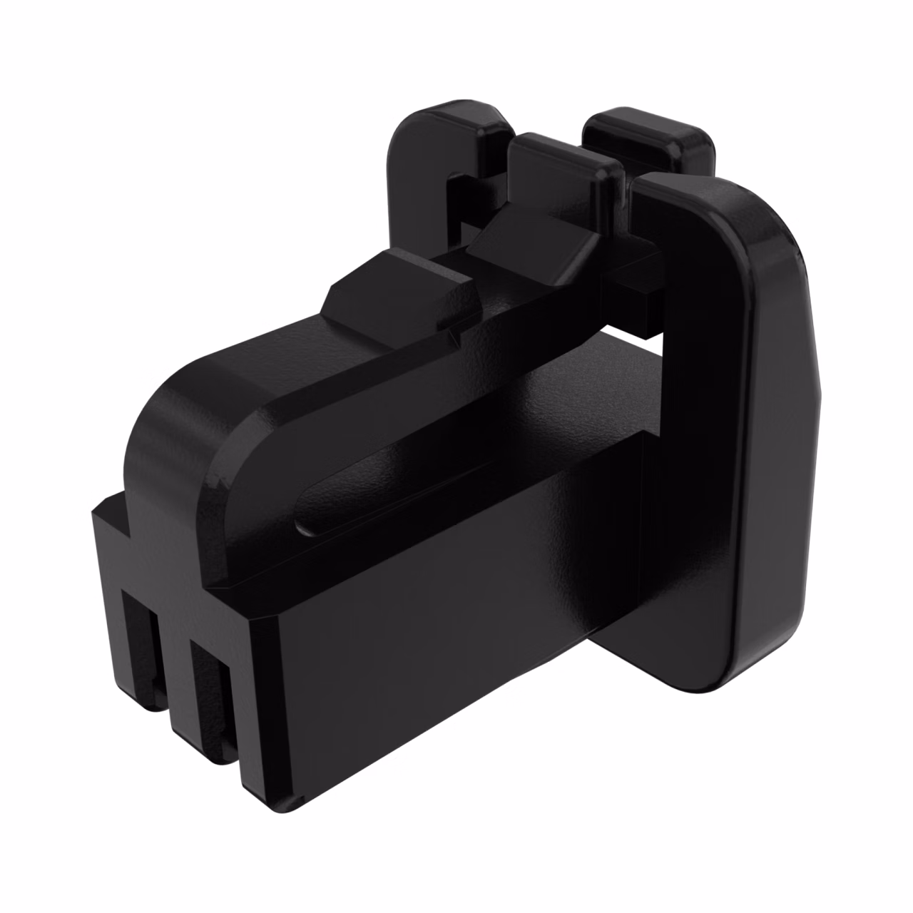 1.00mm Pitch, Rely-On Receptacle Crimp Housing, Single Row, Inner Positive Lock, 2 Circuits, Black for sale