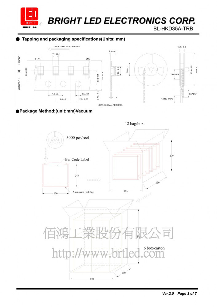 BL-HKD35A-TRB datasheet page 3