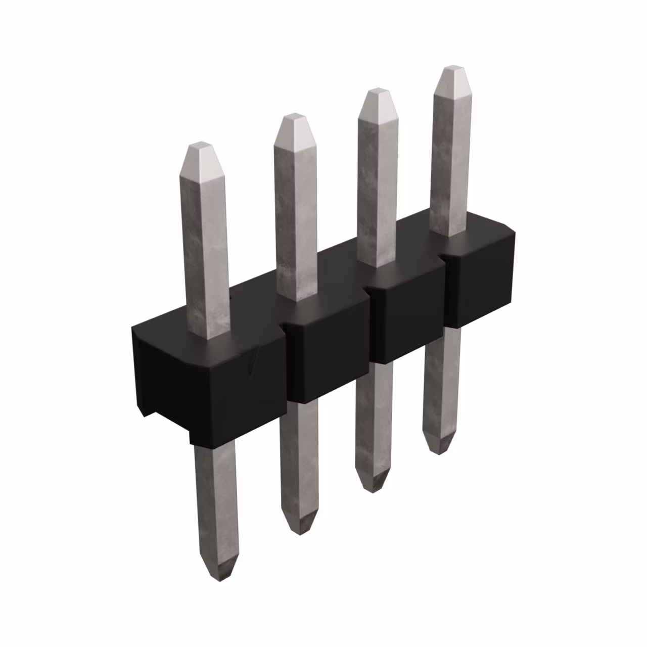 2.00mm Pitch Milli-Grid Header, Vertical, Through Hole, Breakaway, 4 Circuits, 2.50µm Tin (Sn) Plating, Mating Pin Length 3.20mm, Tail Length 3.50mm, Lead-Free for sale