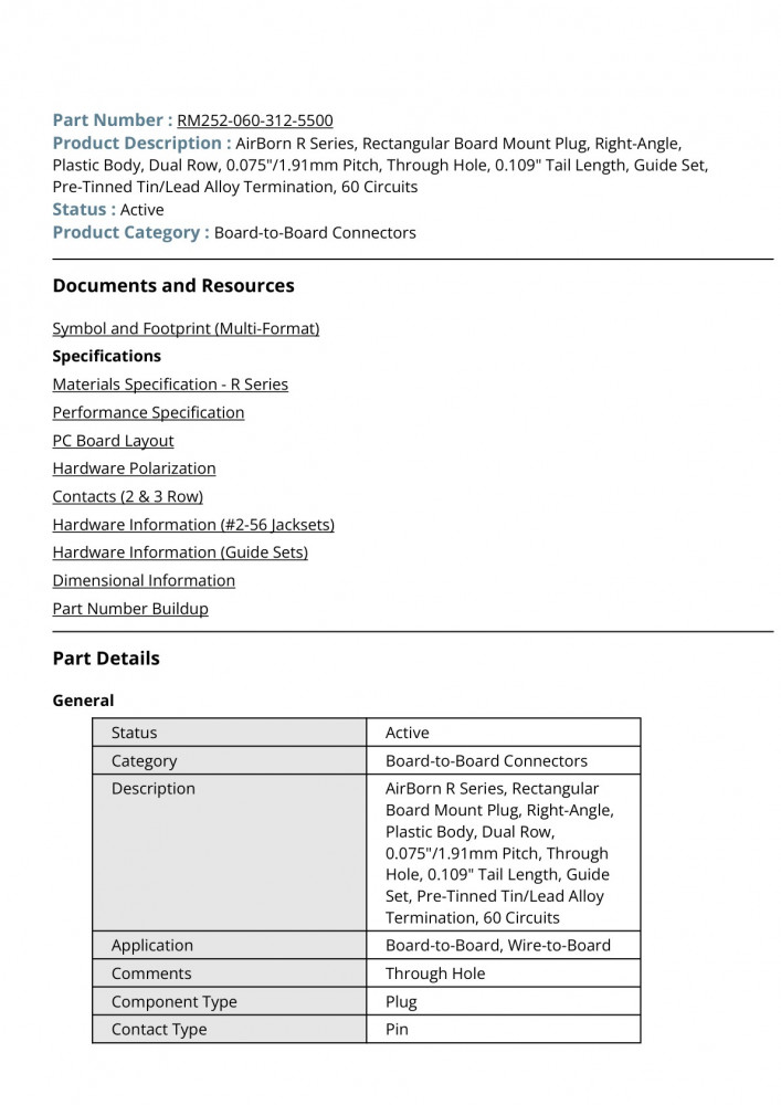 RM252-060-312-5500 technical document image, page 1