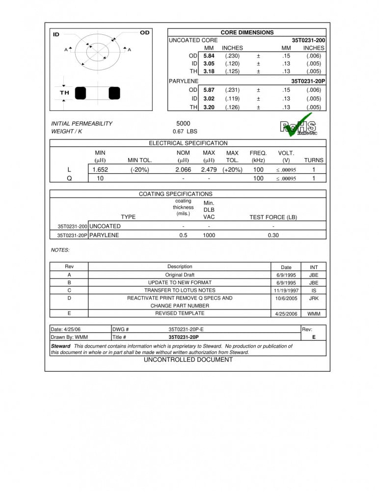35T0231-20P technical drawing preview