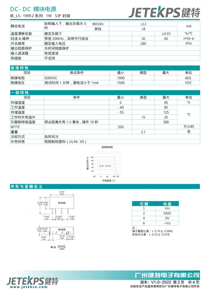 IB0505LS-1WR2 datasheet page 2