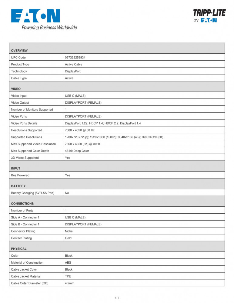 U444-06N-DP8B technical document page 2
