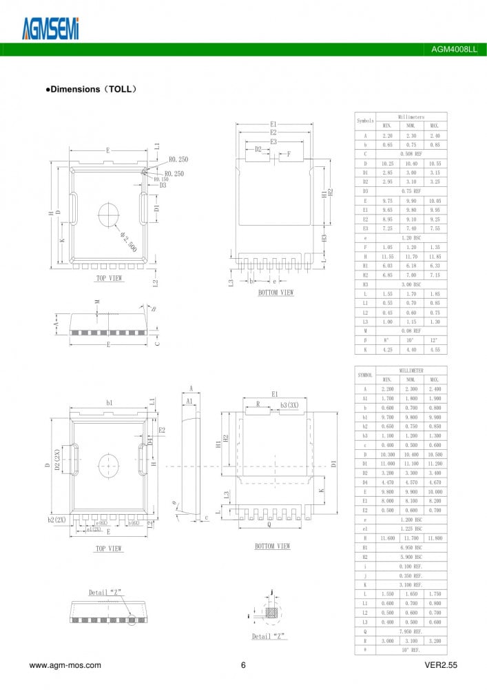 AGM4008LL datasheet page 6