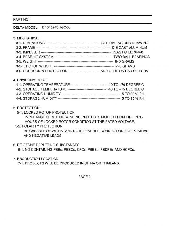 DELTA EFB1524SHG dimensions page 6