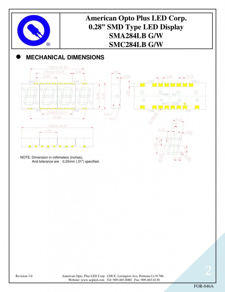 SMA284LB datasheet page 2