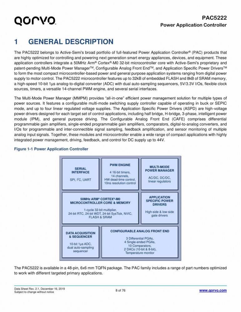 PAC5222 datasheet page 8