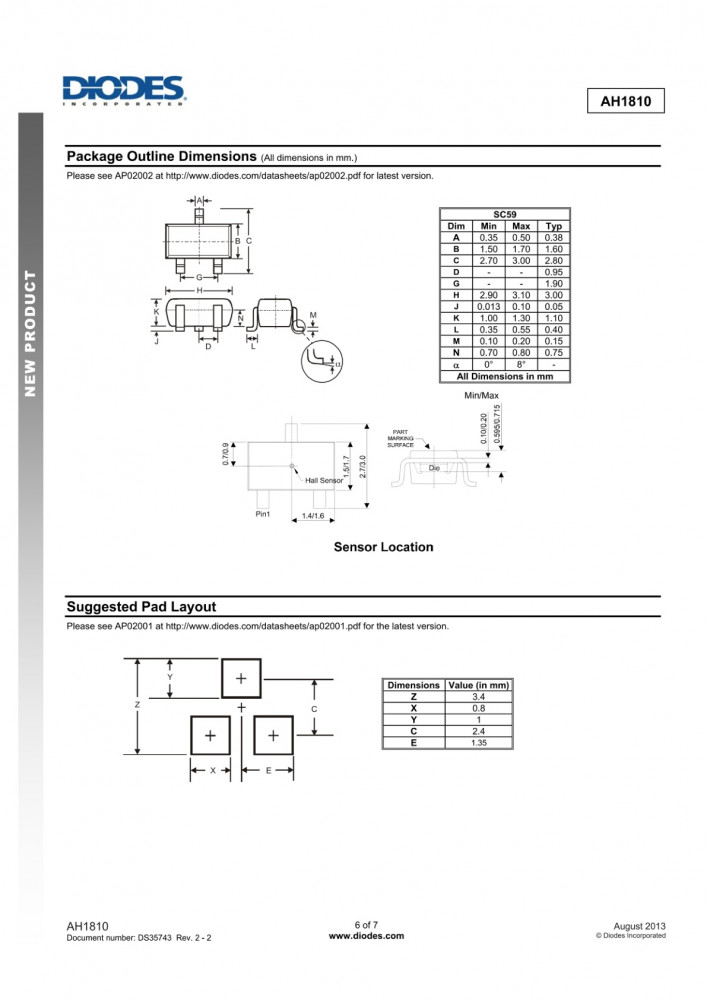AH1810-W-7 datasheet page 6