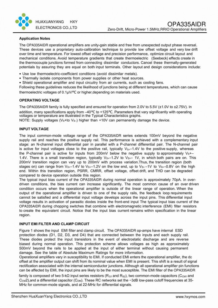 OPA335AIDR datasheet page 7