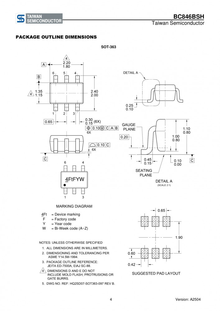 BC846BSH datasheet page 4