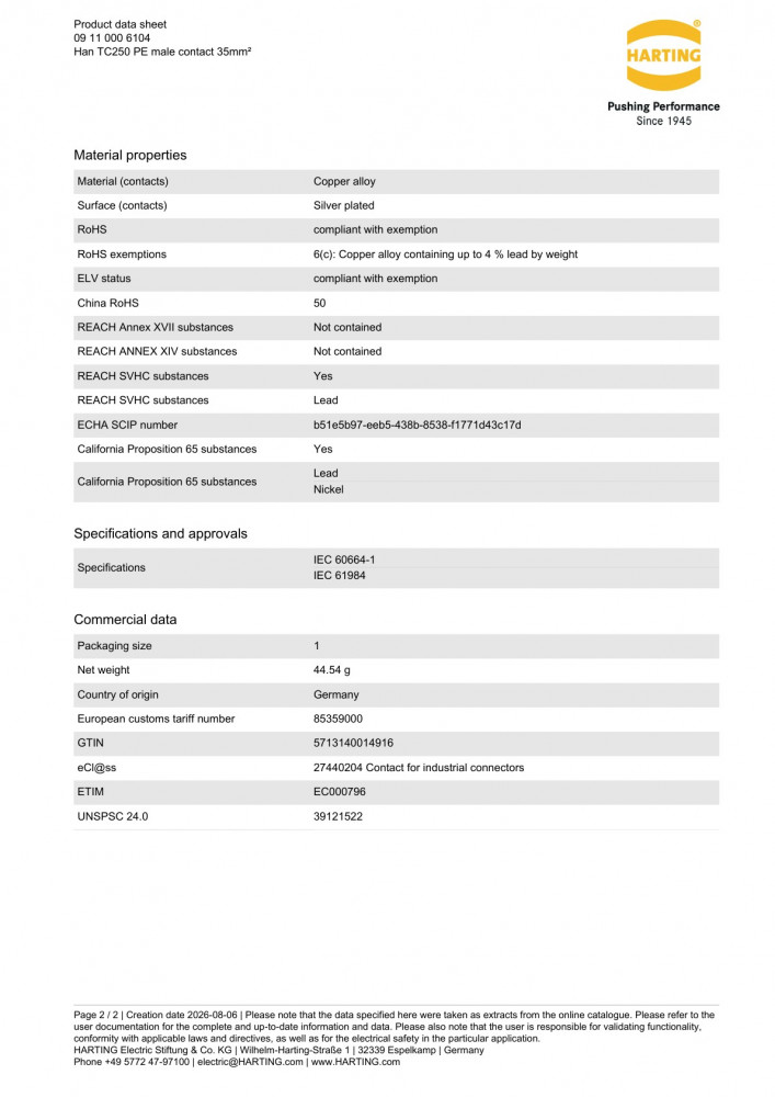 Product document image, page 2