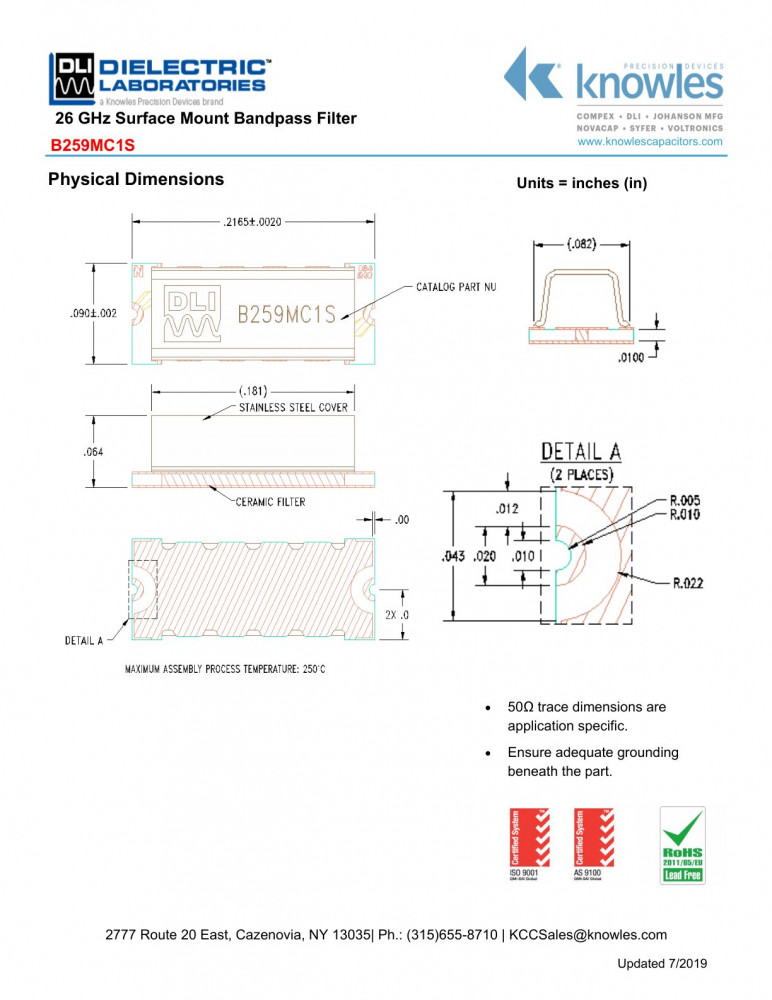 B259MC1S product documentation page 3