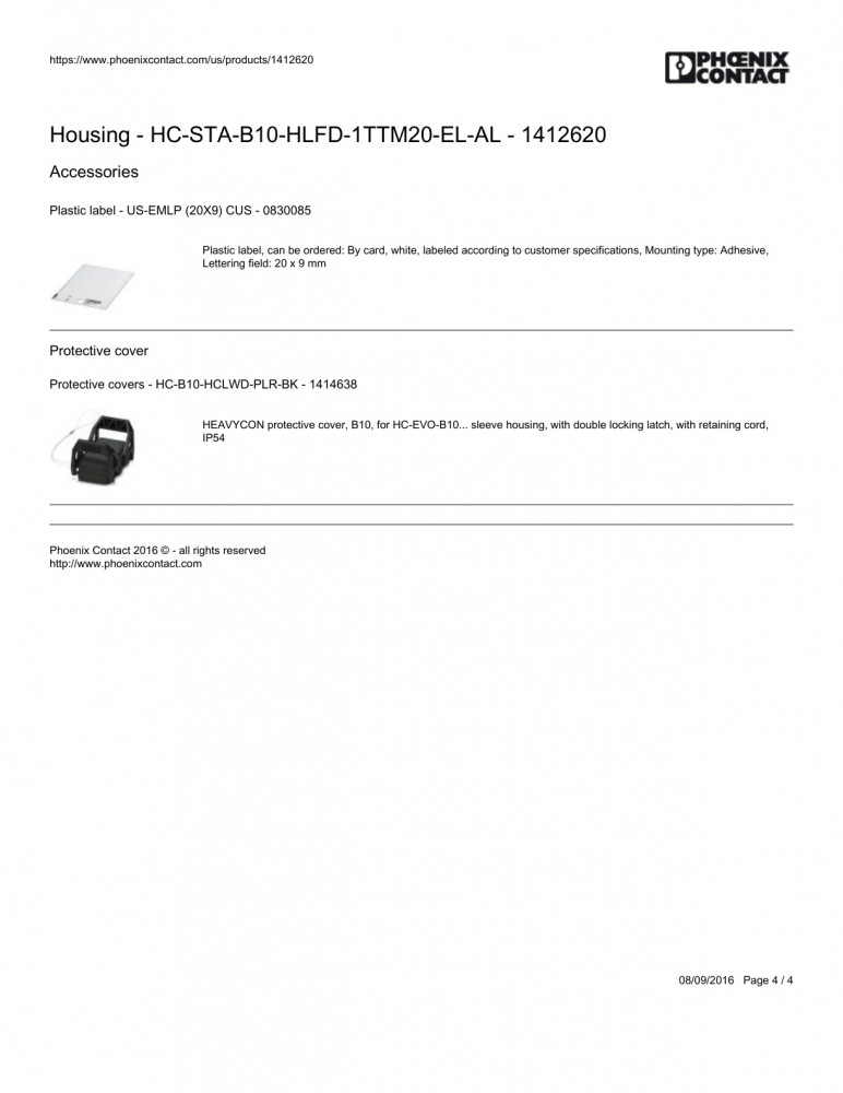 Phoenix Contact 1412620 technical document page 4