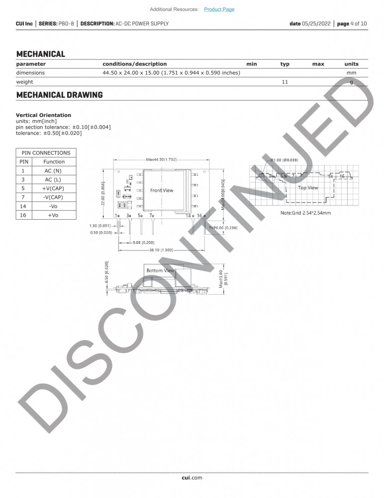 PBO-8-9-B datasheet page 4