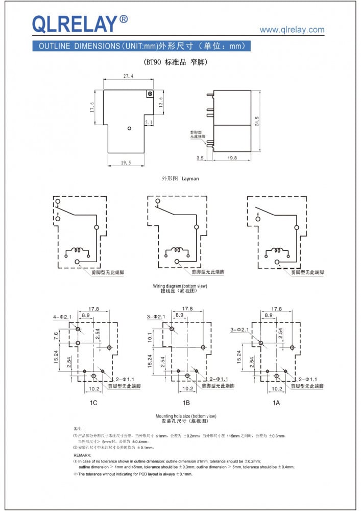 BT90 datasheet page 3