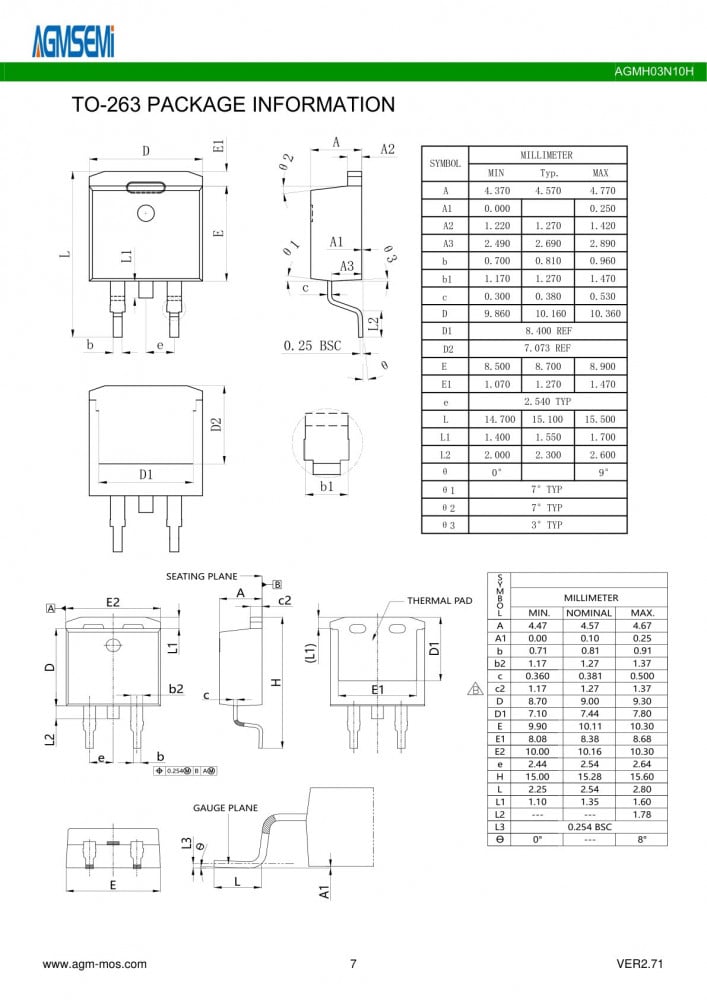 AGMH03N10H datasheet page 7
