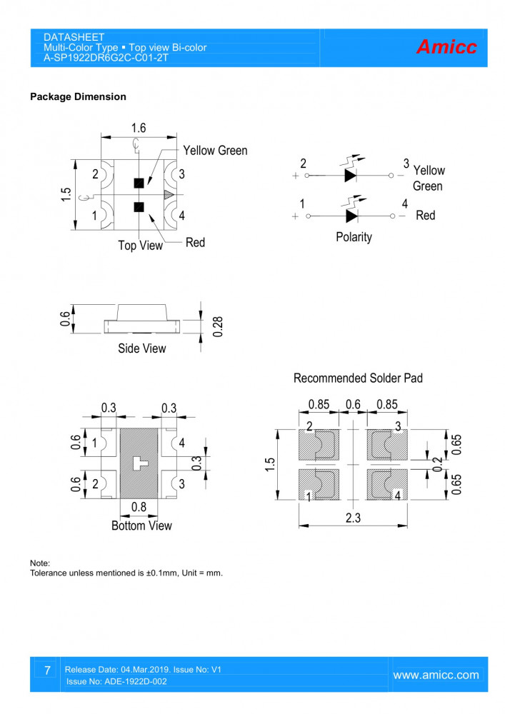 A-SP1922DR6G2C-C01-2T approval sheet page 7