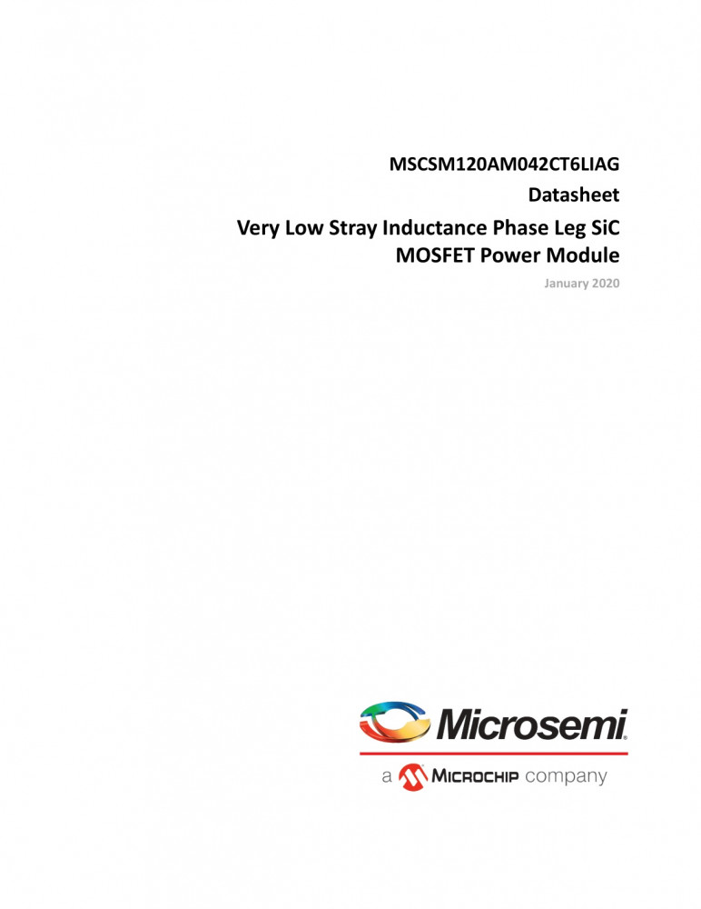 MSCSM120AM042CT6LIAG datasheet page 1