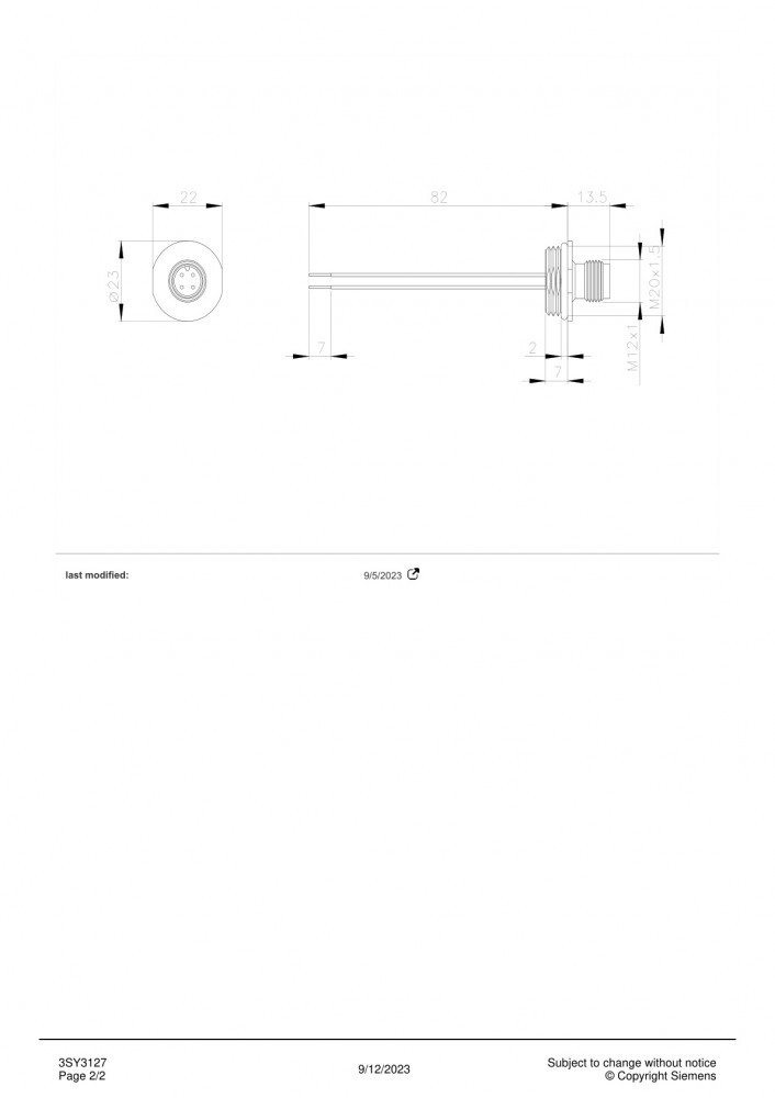 SIEMENS 3SY3127 datasheet page 2