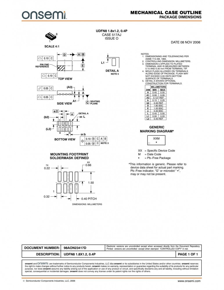 7WB3305 datasheet page 8