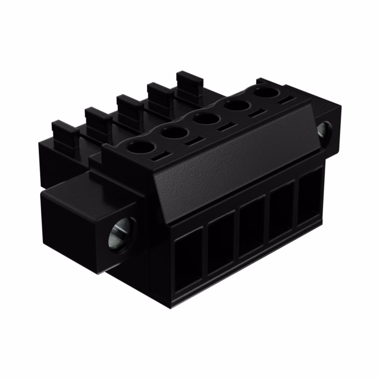 3.50mm Pitch Eurostyle Horizontal Plug, with Retention Screws, 5 Circuits for sale