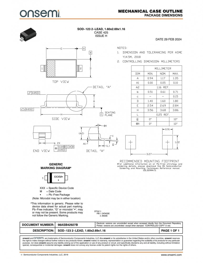 SBAT54T1G datasheet page 4
