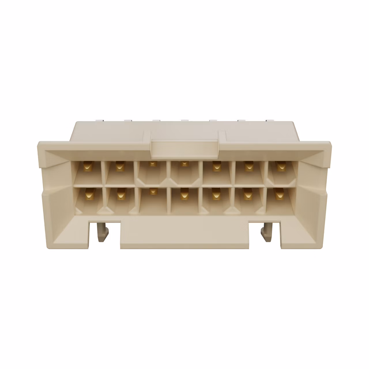 Mini-Fit BMI First Mate / Last Break Header, 4.20mm Pitch, Dual Row, Right-Angle, 14 Circuits, Nylon 6/6 UL 94V-0, Gold (Au) Plating for sale