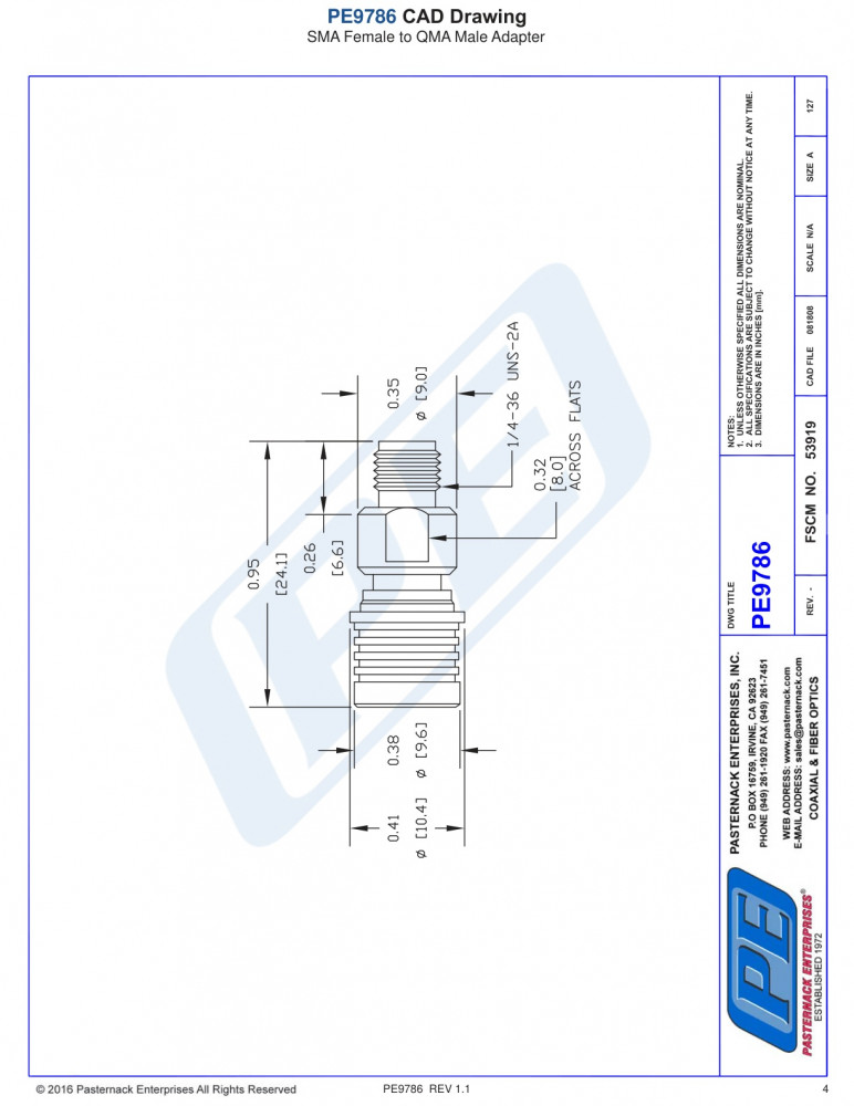 PE9786 technical document page 4