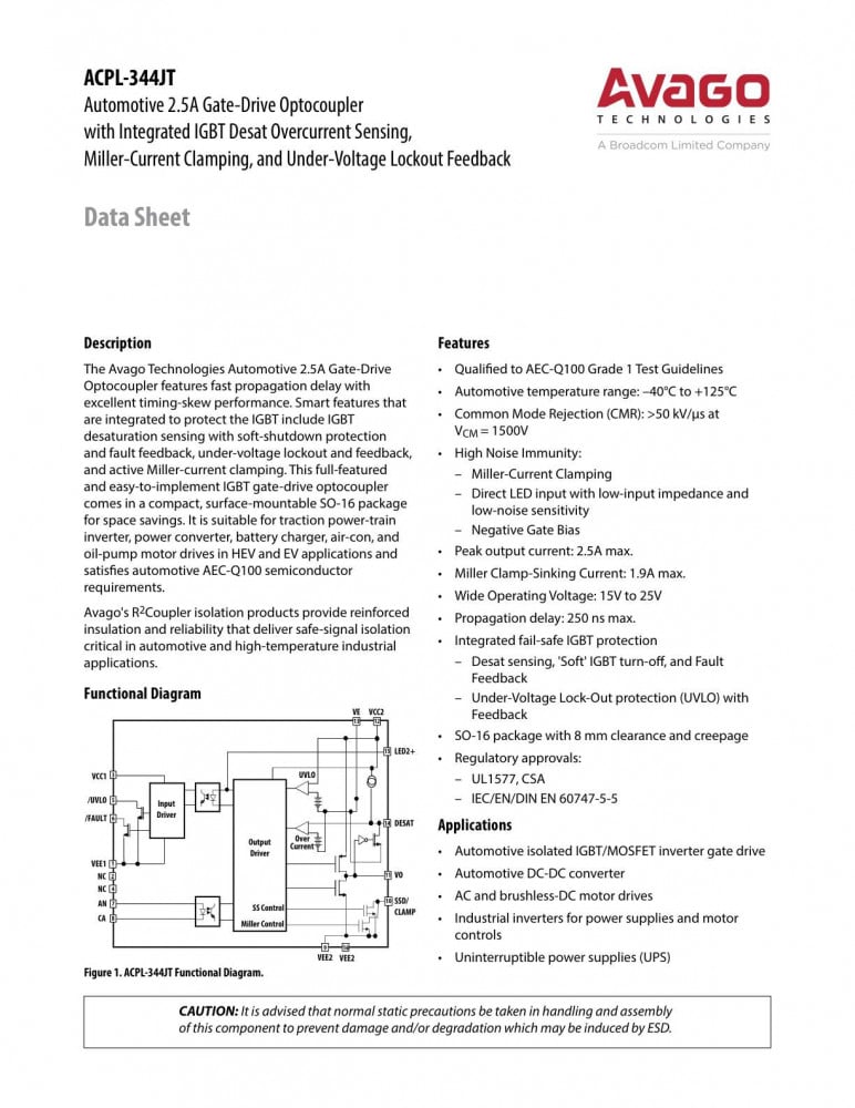 ACPL-344JT datasheet page 1
