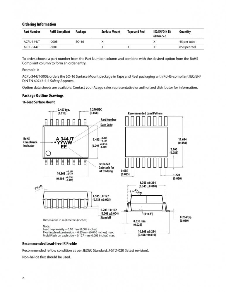 ACPL-344JT datasheet page 2