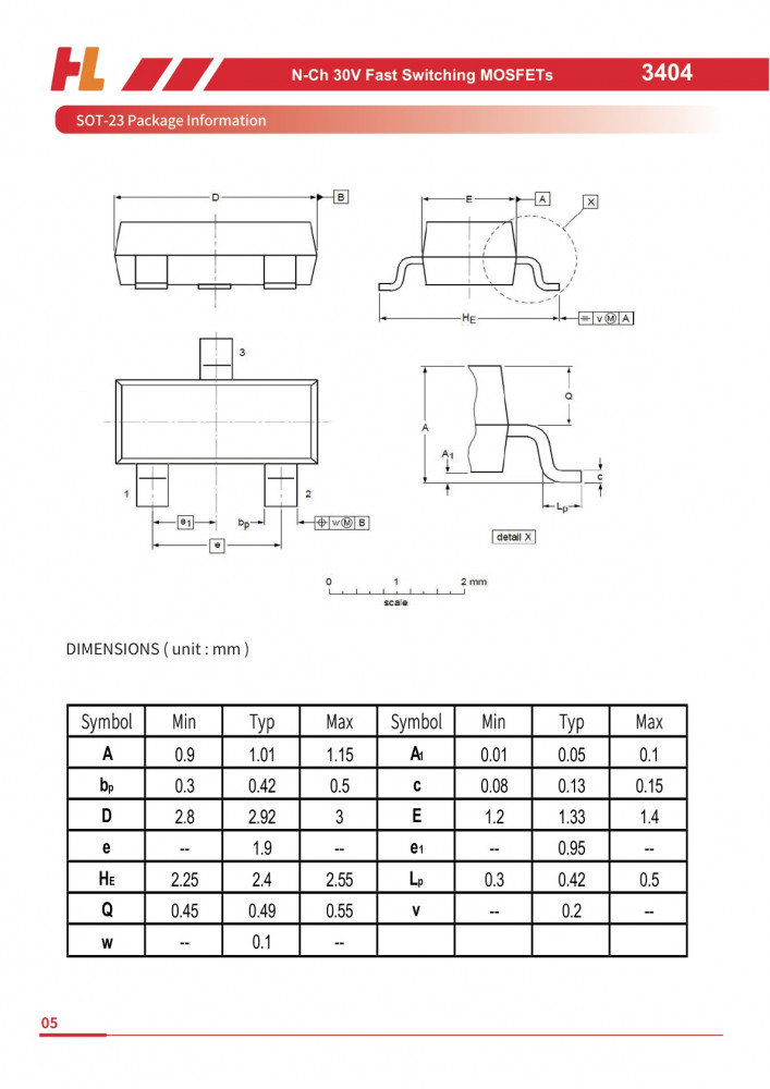 HL 3404 datasheet page 5