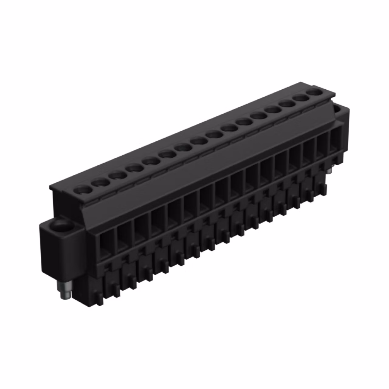 3.50mm Pitch Eurostyle Vertical Plug, with Retention Screws, Front Wire Entry, 16 Circuits for sale