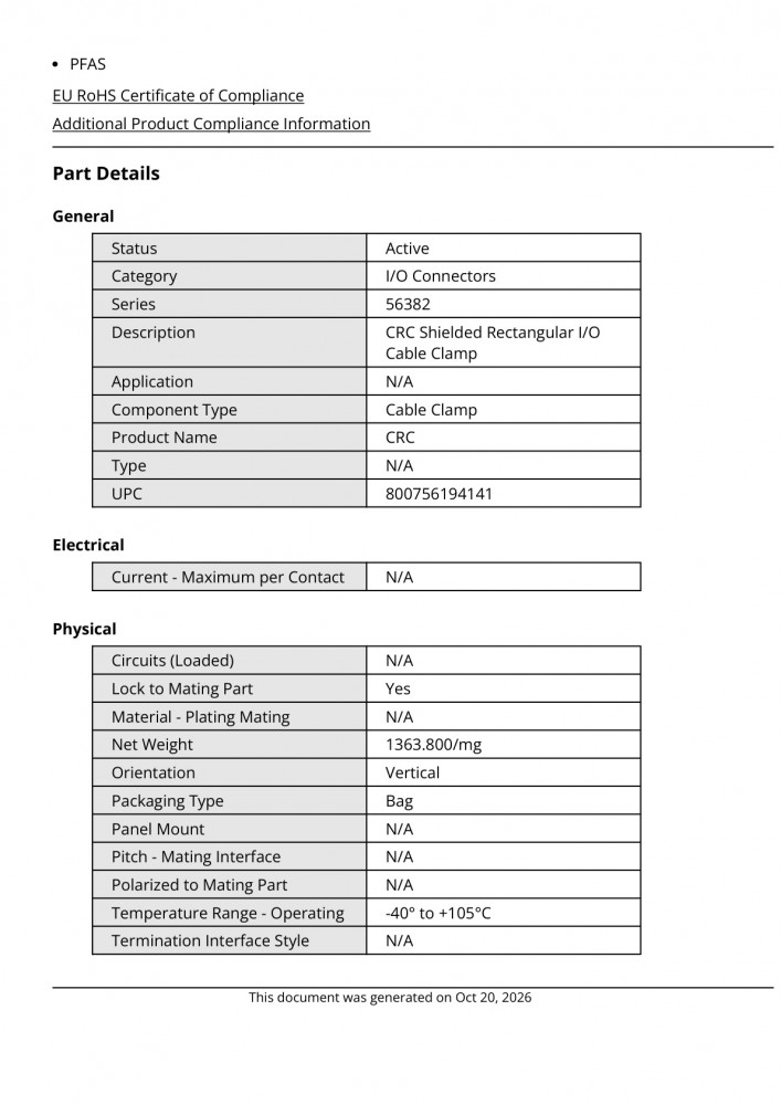 Molex 563822000 document preview, page 2