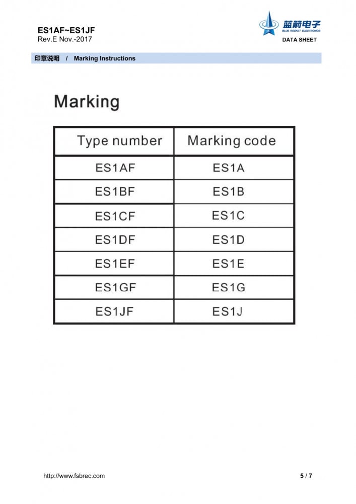 ES1JF datasheet page 5