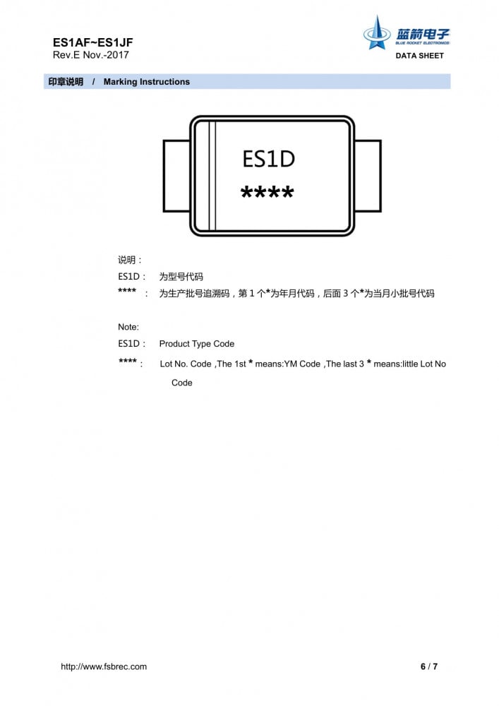 ES1JF datasheet page 6