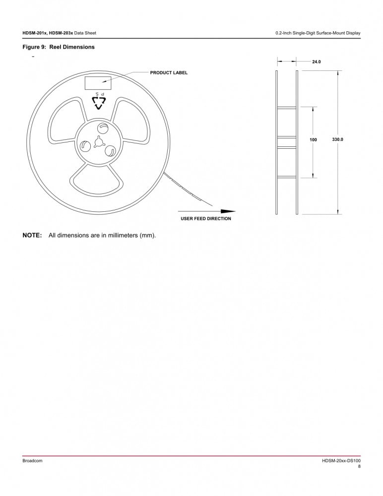 HDSM-201H datasheet page 8