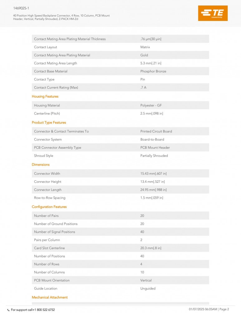 TE Connectivity 1469025-1 document page 2