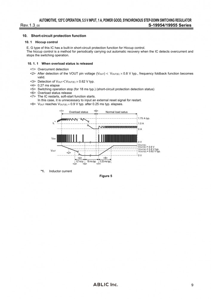 S-19954/19955 datasheet page 9