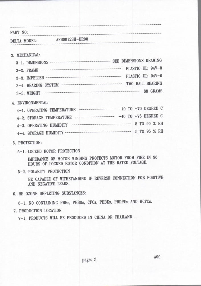 AFB0812SH-BR00 specification page 5