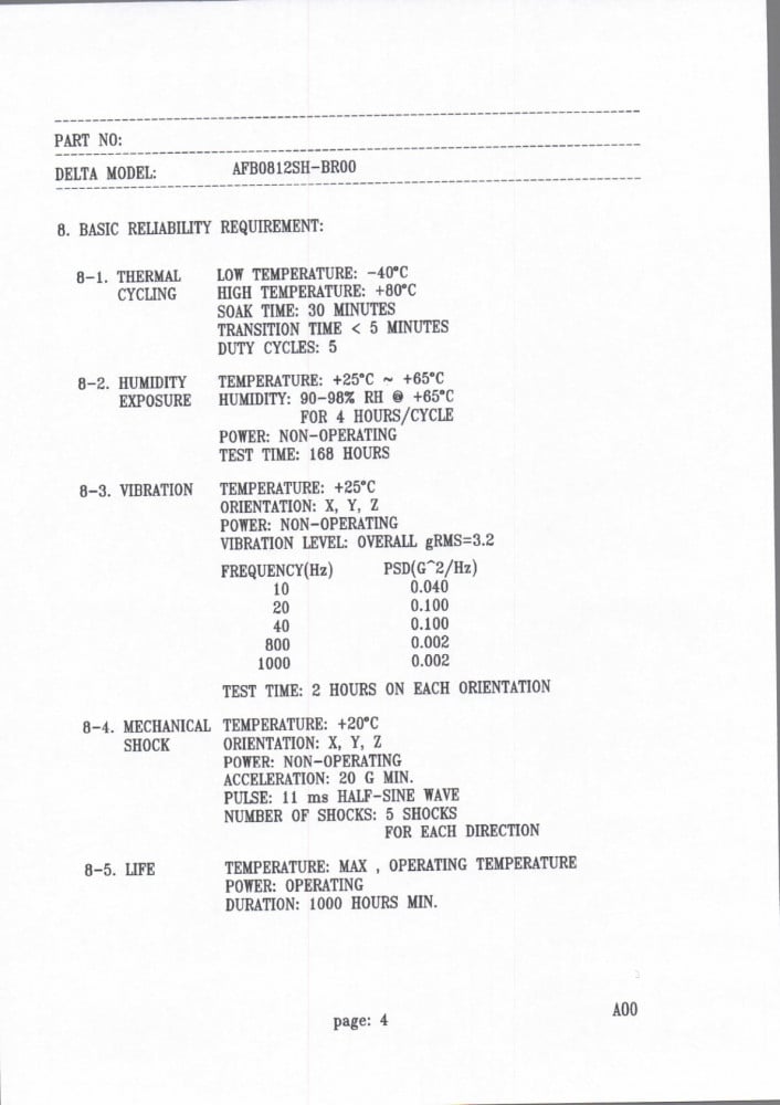 AFB0812SH-BR00 specification page 6