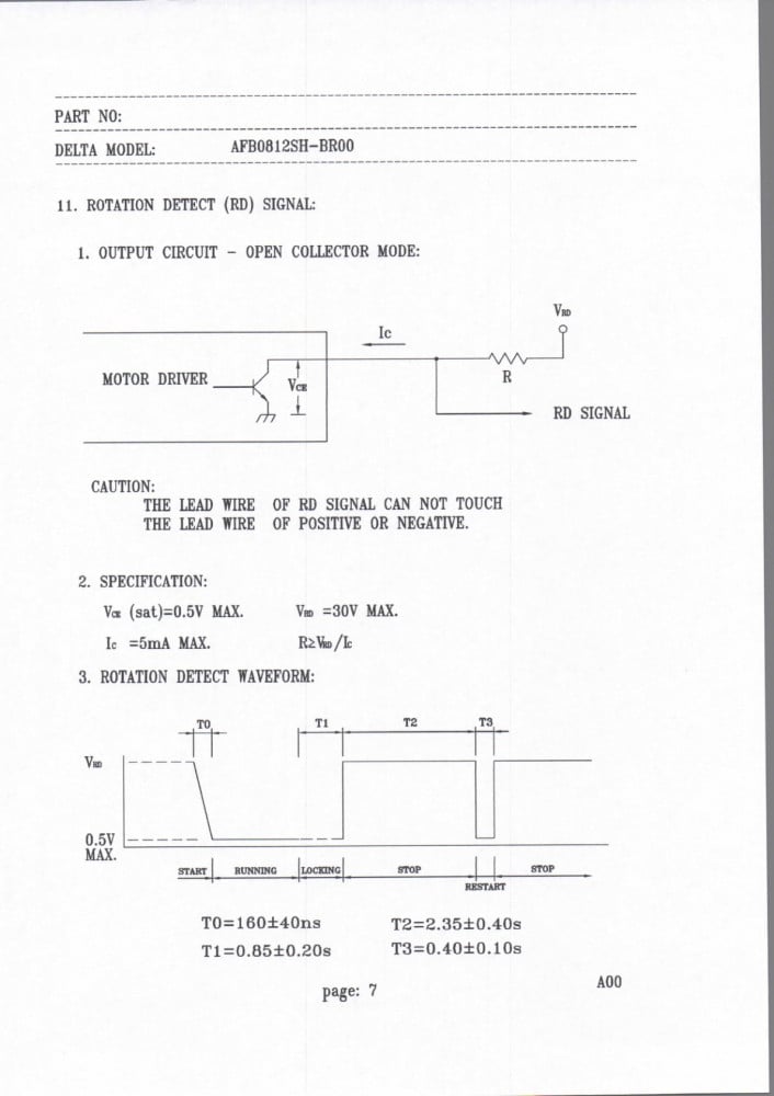 AFB0812SH-BR00 specification page 9