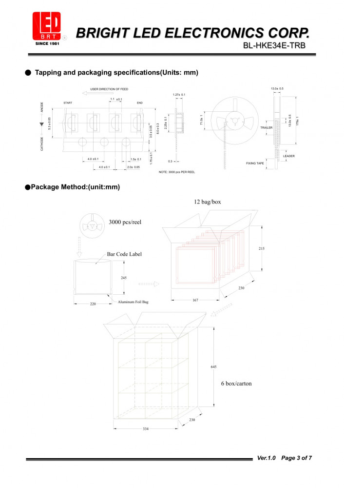 BL-HKE34E-TRB datasheet page 3