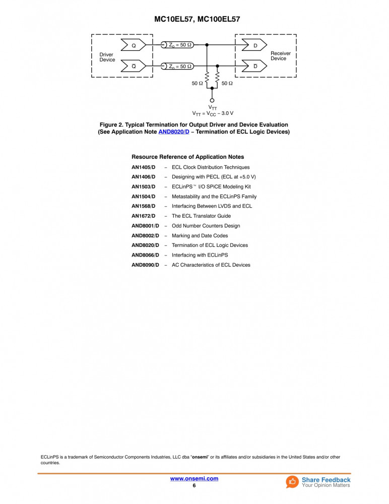 MC100EL57 datasheet page 6