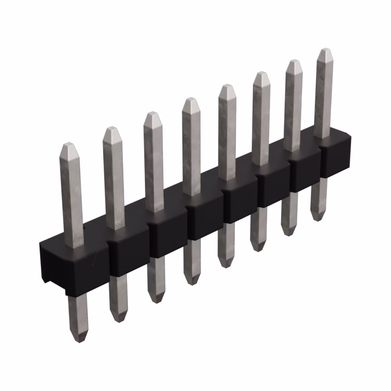2.00mm Pitch Milli-Grid Header, Vertical, Through Hole, Breakaway, 8 Circuits, 2.50µm Tin (Sn) Plating, Mating Pin Length 4.00mm, Tail Length 2.70mm, Lead-Free for sale